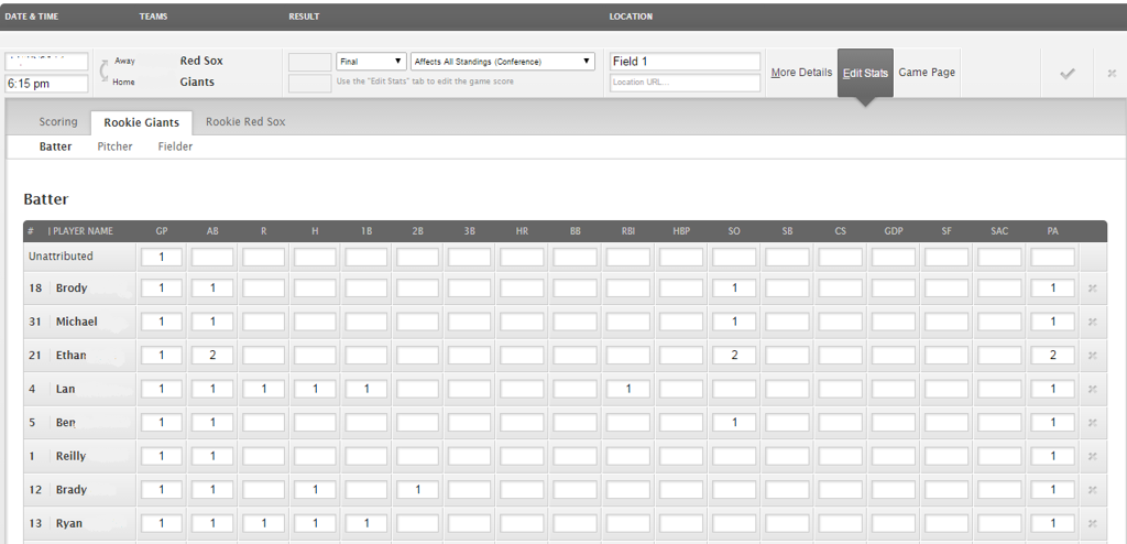 Website & League Management System Tutorials
