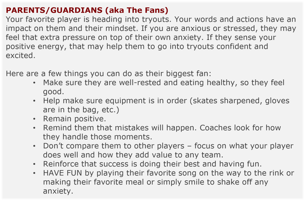 OMGHA U10 Tryout Info