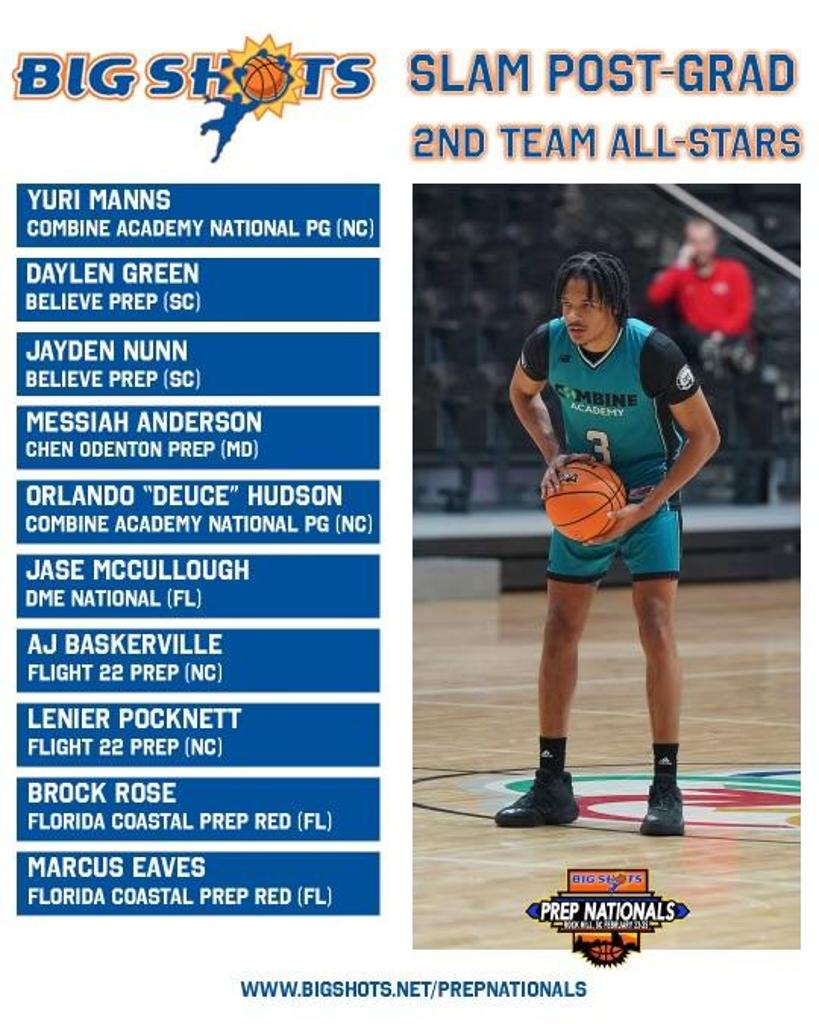 BIG SHOTS PREP NATIONALS Slam Post-Grad All Stars