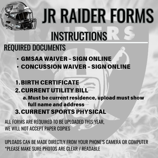 Jr. Raiders Football