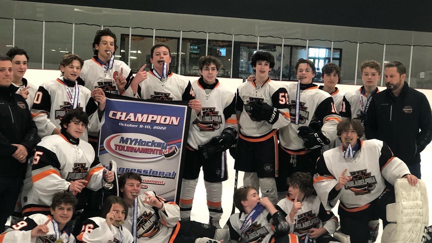 14U AA team goes 4-0 winning MyHockey Congressional Fall Classic