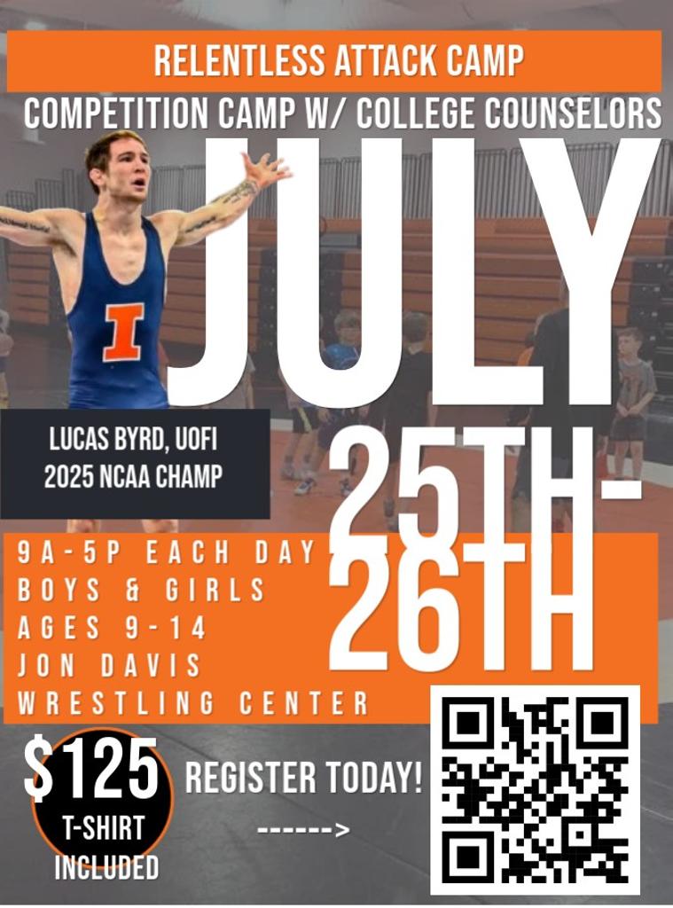 Welcome | 2025 Relentless Attack Camp | Edwardsville Wrestling