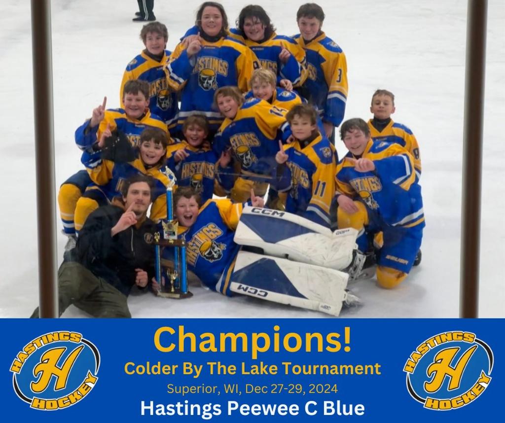 Hastings Hockey Trophy Case