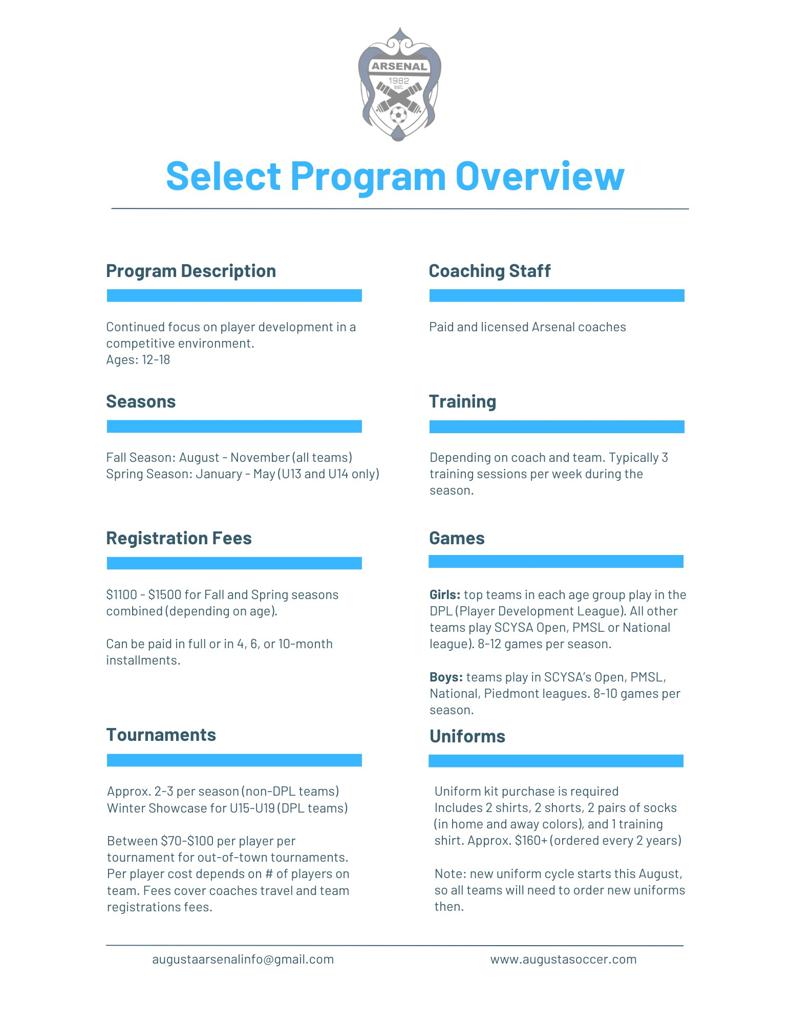 Select Program