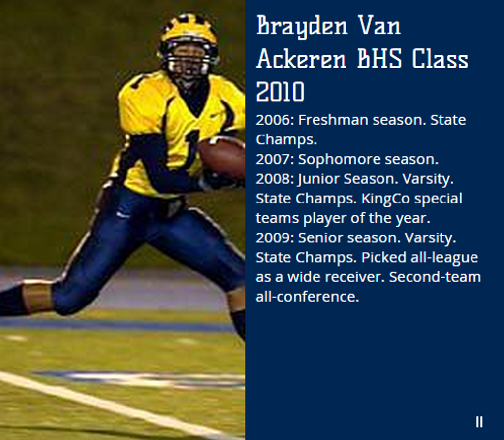 Brayden Van Ackeren | Photos | Wolverine Jr. Football