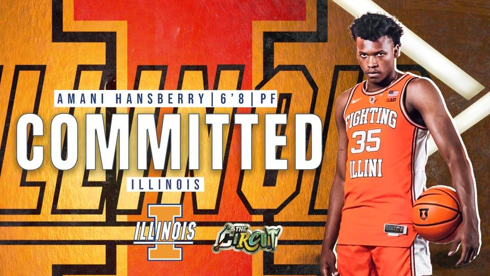 BREAKING: 2023 4-Star Amani Hansberry commits to Illinois