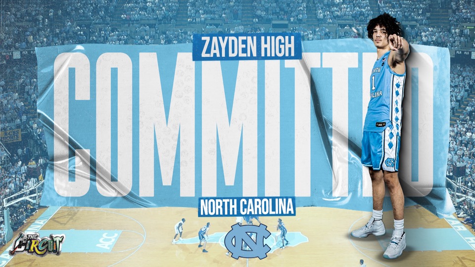 BREAKING:2023 4-Star Zayden High commits to North Carolina