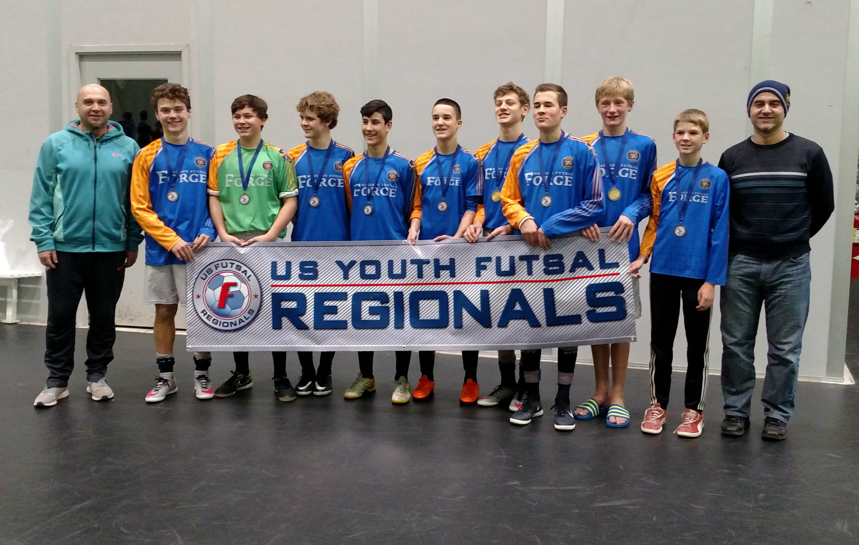 Madison Under-14 boys team wins U.S. Youth Futsal regional title