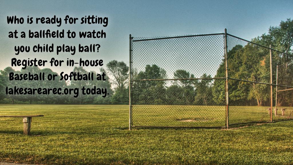 IN-HOUSE BASEBALL, SOFTBALL & TBALL