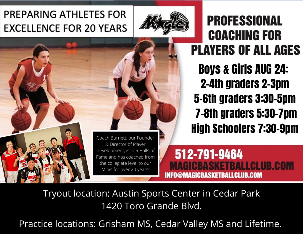 Welcome | Fall Select Tryouts 2024 | Magic Basketball Club