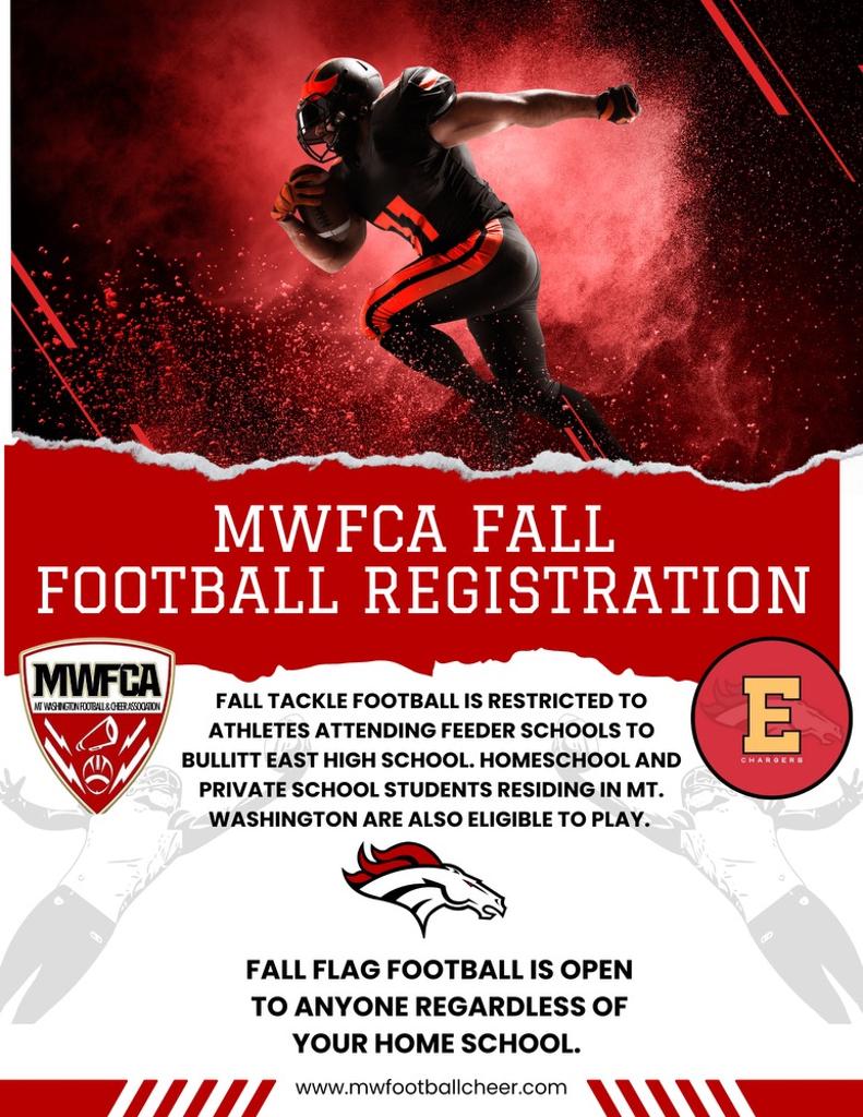 Welcome | 2025 Fall Regular Season Football | Mount Washington Football ...