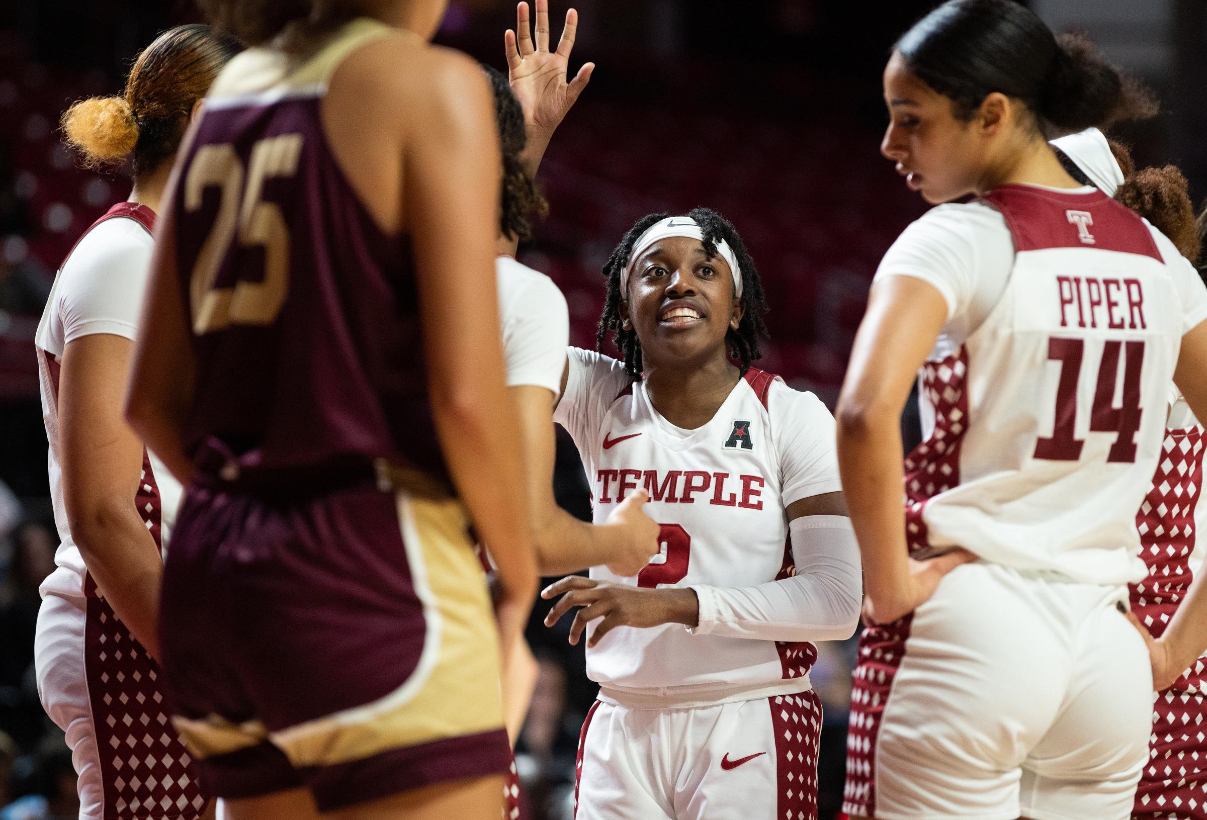 Temple women roll St. Thomas Aquinas; notes from an exhibition win