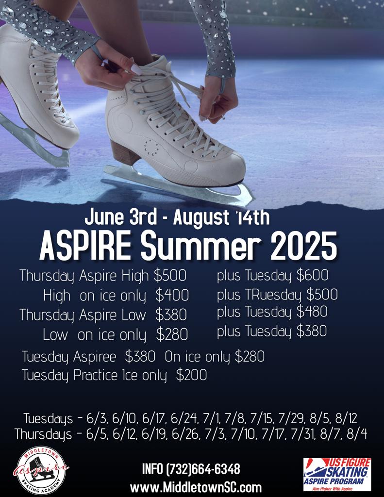Welcome | Summer 25 Aspire Figure Skating | Middletown Sports Complex