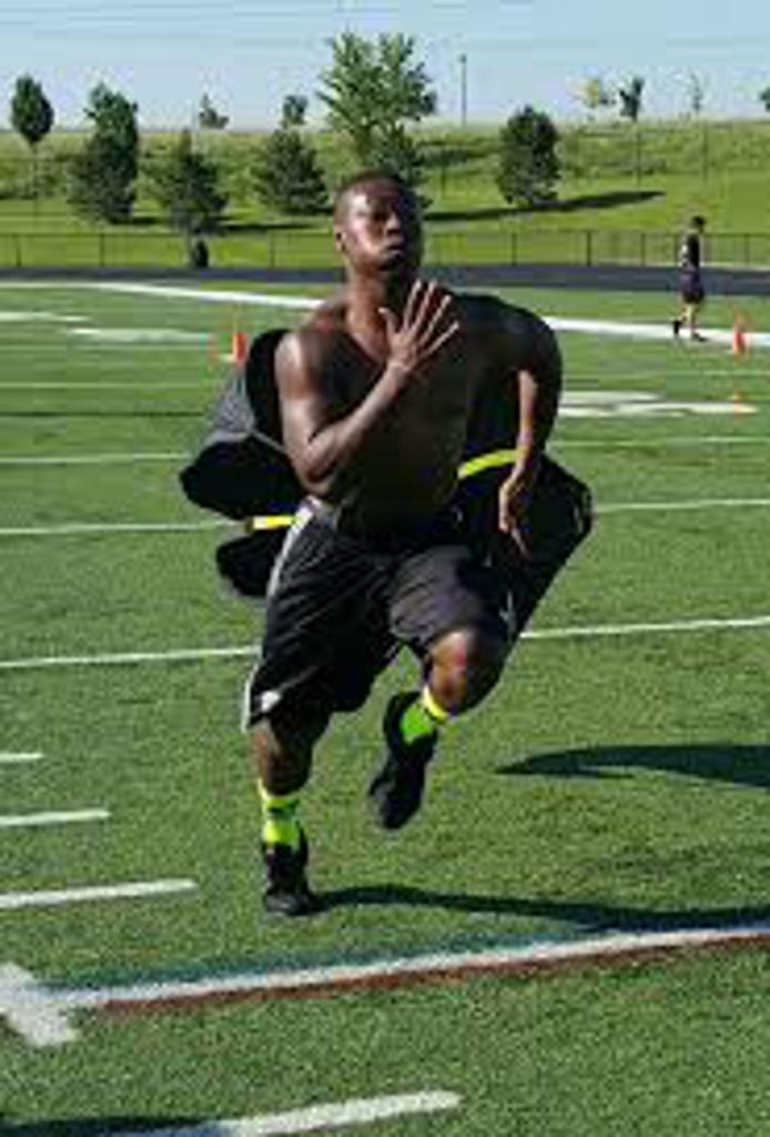 High School Football Player Training