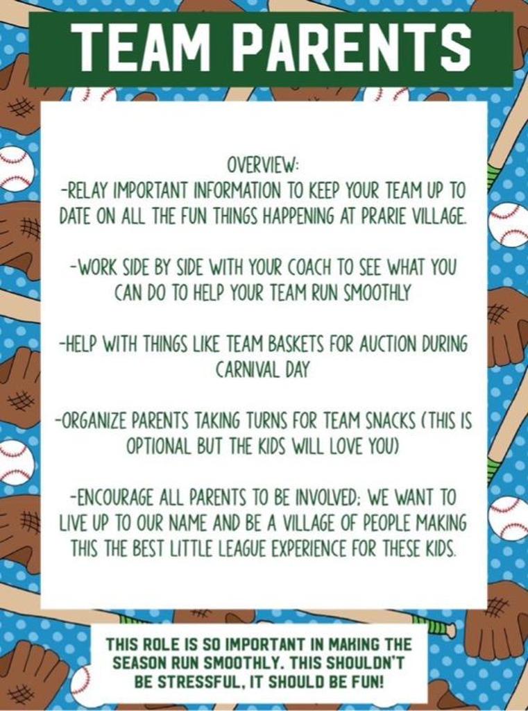 For Team Parents