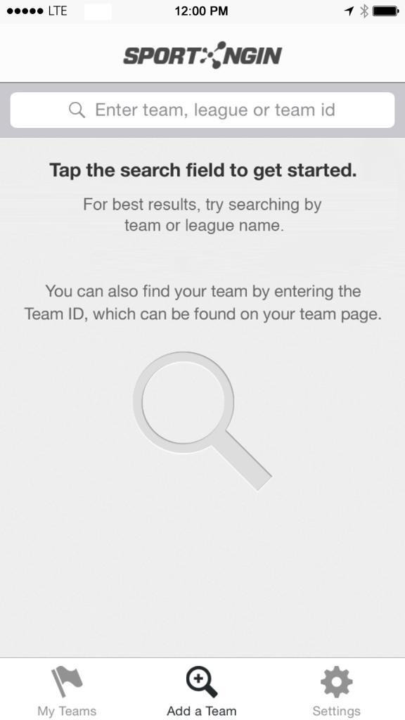 SportsEngine Application
