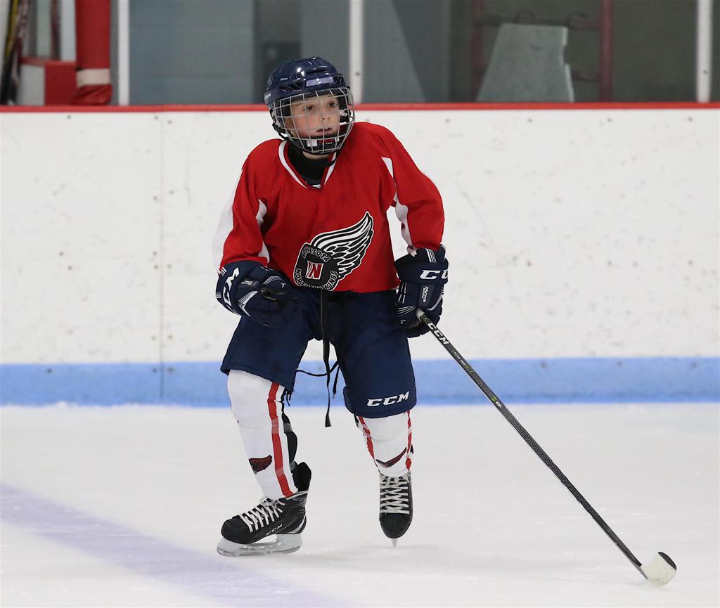 Jace Stokke had a big goal for the Northern Wings in their 4-2 W Friday