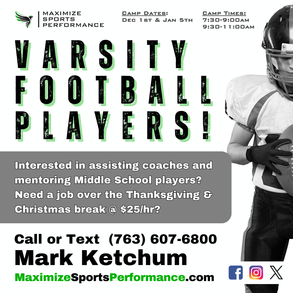 Tackle Football Camp Opportunities