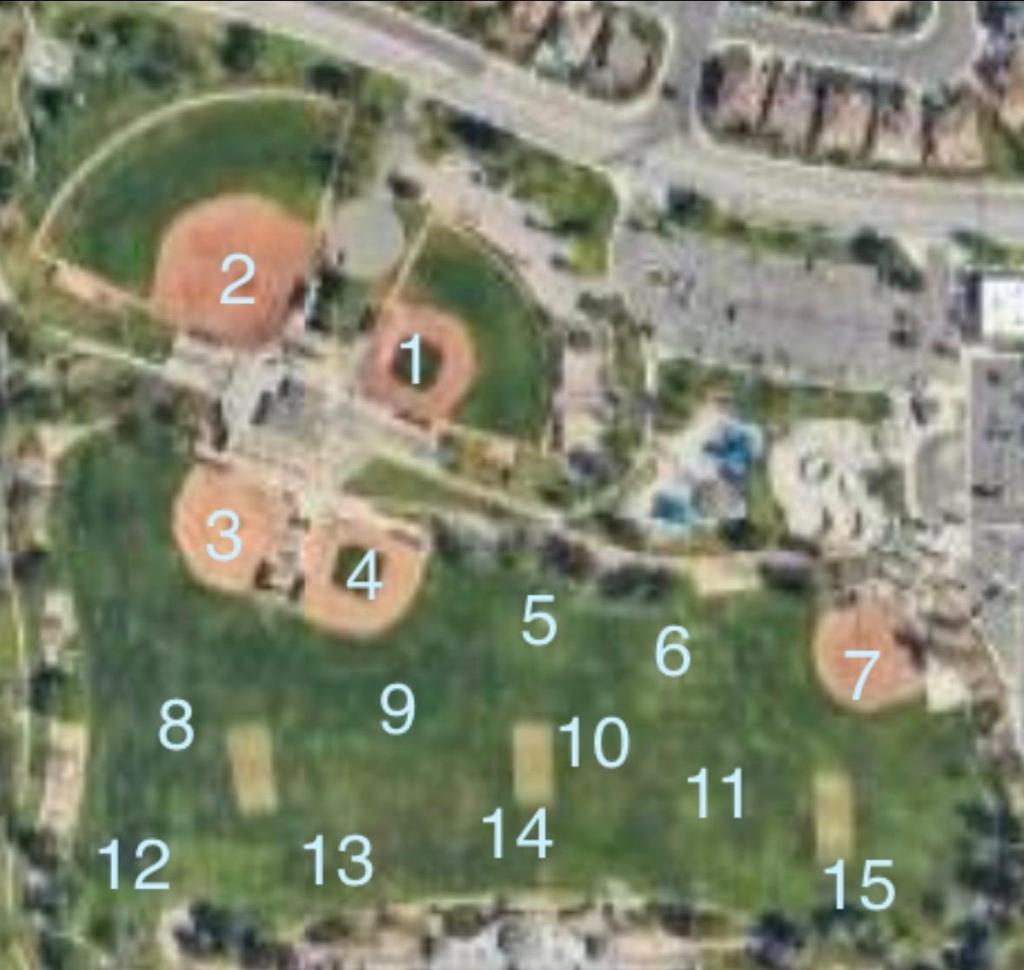 Eastvale Little League Field Locations