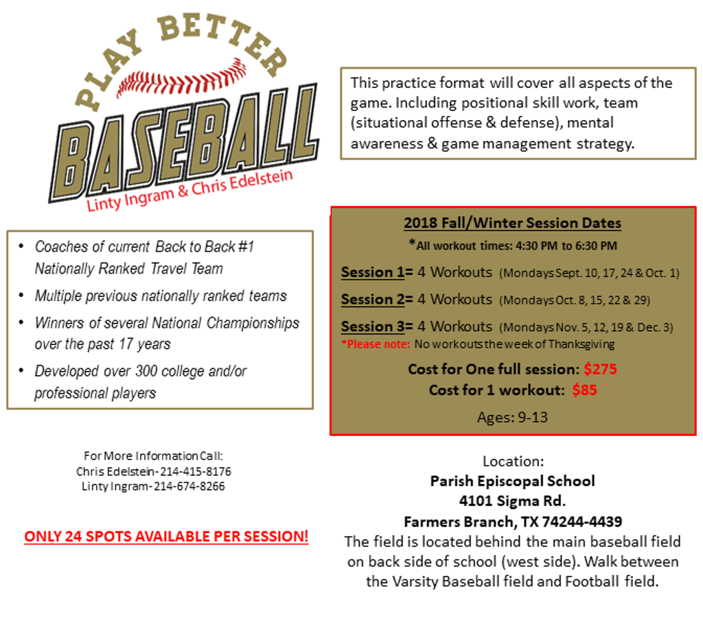 Play Better Baseball Practice