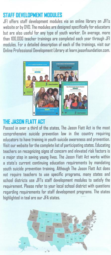 Jason Foundation: Suicide Prevention Materials