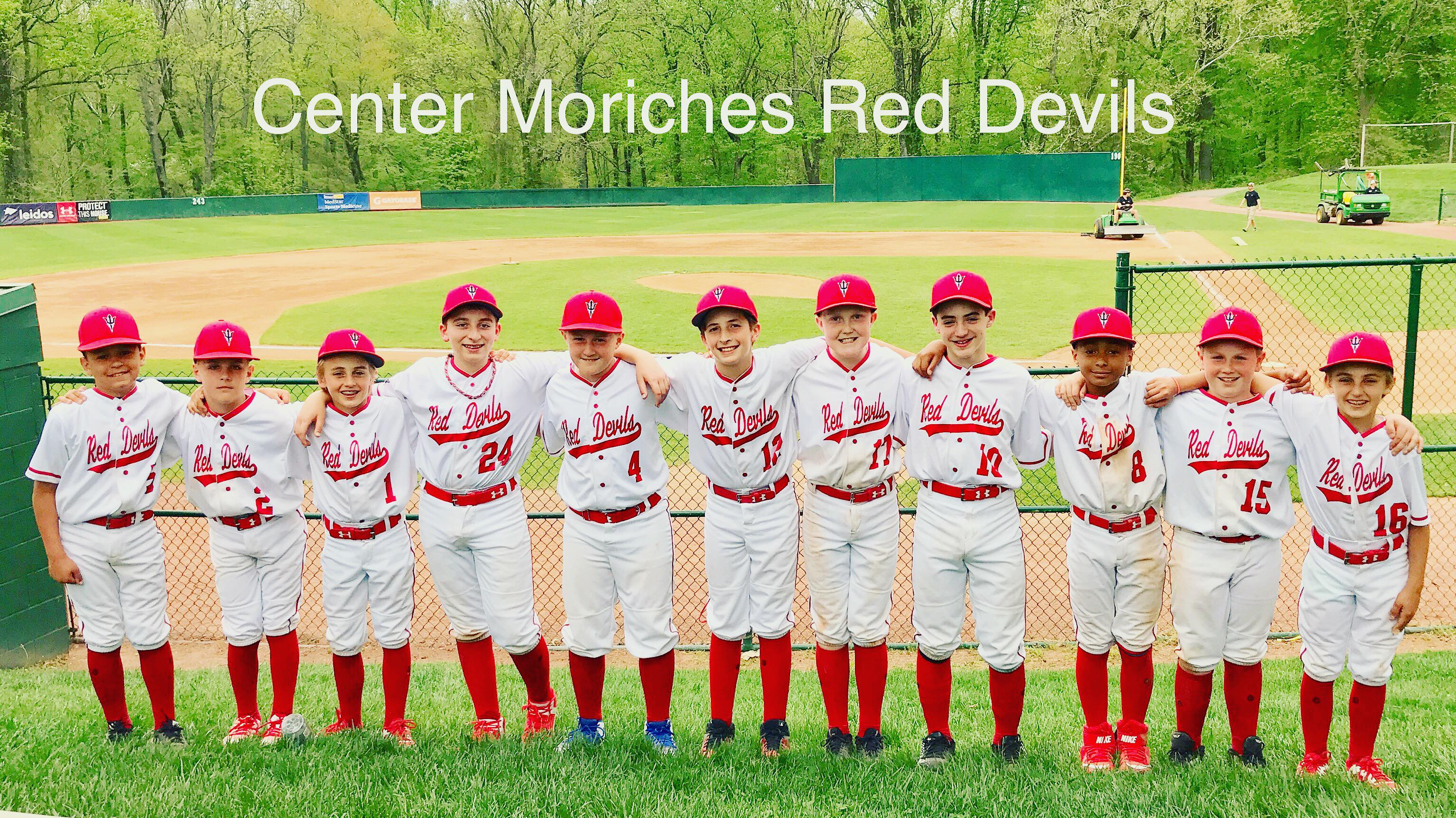 Red Devils Baseball Logo