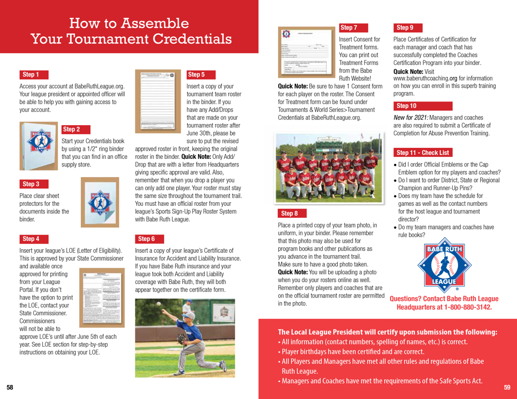 Information for Coaches