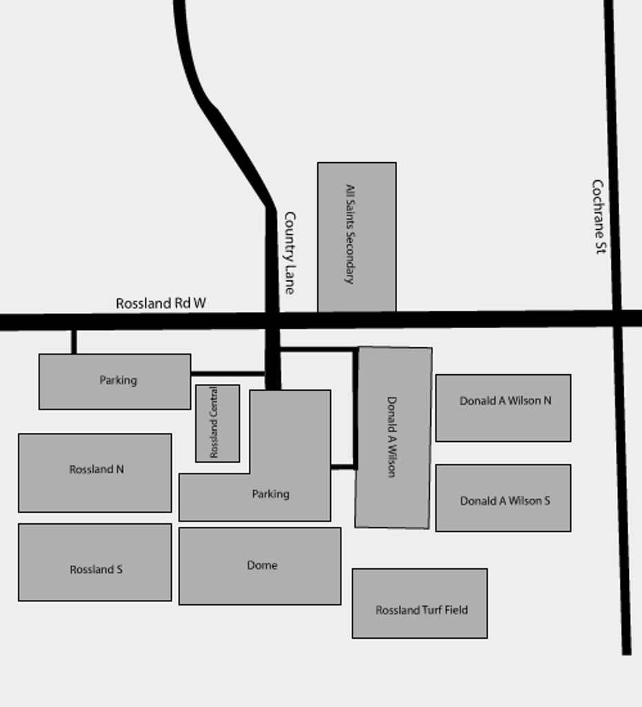 Peter LeBel Fields (formerly known as Rossland fields) & Dome