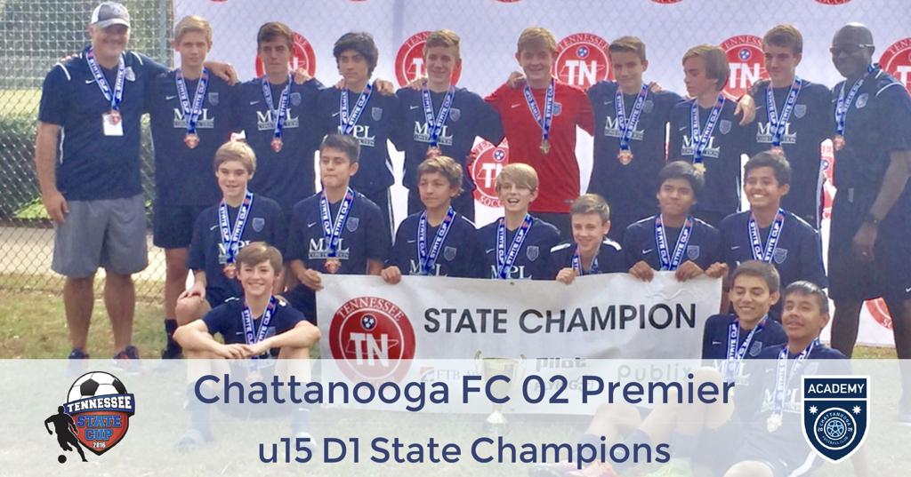 Chattanooga FC Academy wins two D1 State Championships