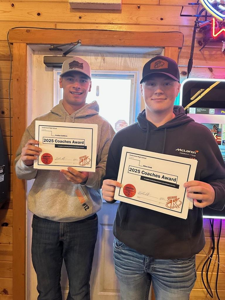 Underwood Boys Basketball Awards