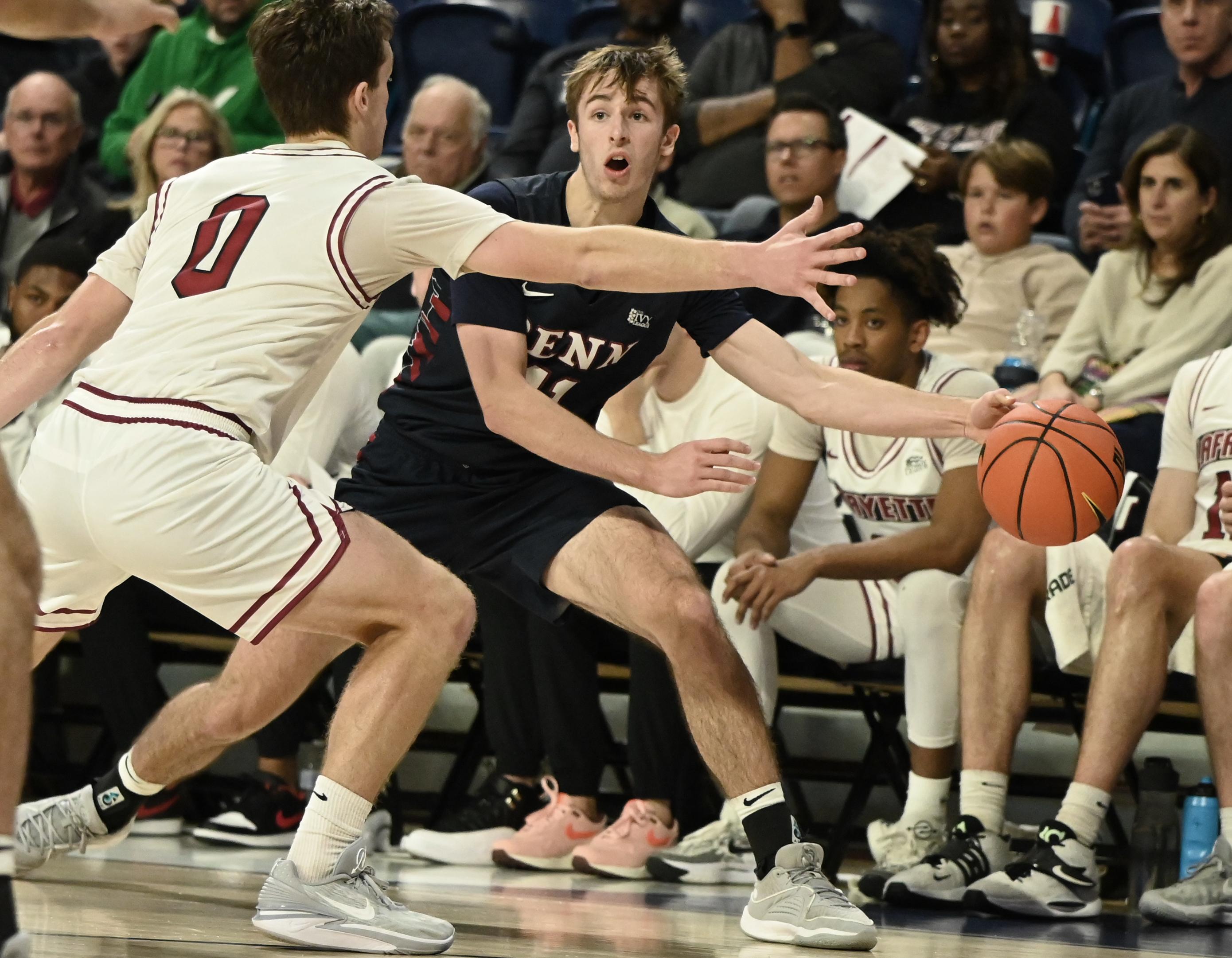 Brown continues hot start as Penn MBB beats Lafayette