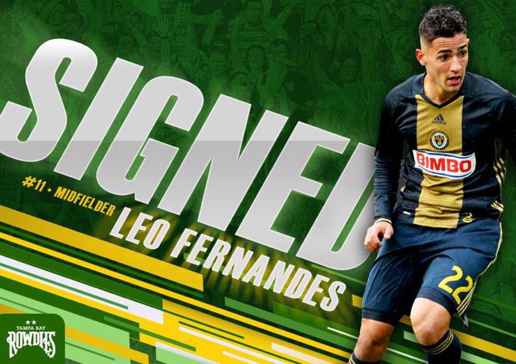 Midfielder Leo Fernandes Joins Tampa Bay Rowdies
