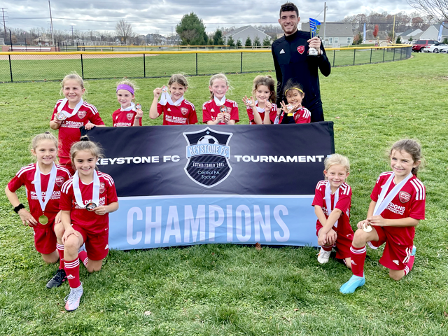 Girls Academy Red win Keystone Tournament