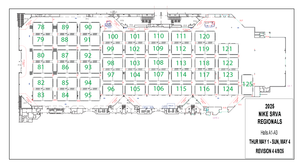 GWCC Hall Layout