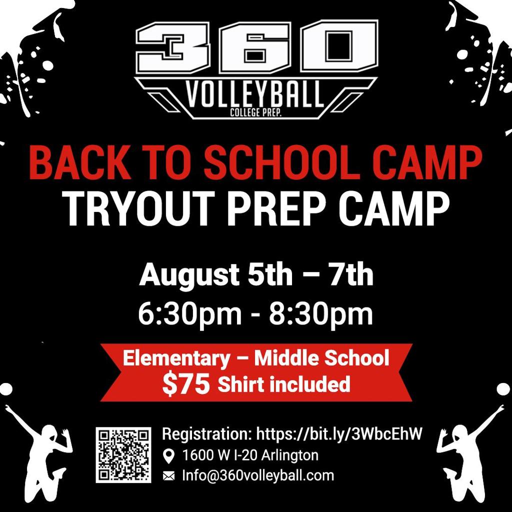 Welcome | Back to School Camp and Tryout Prep | 360 Volleyball