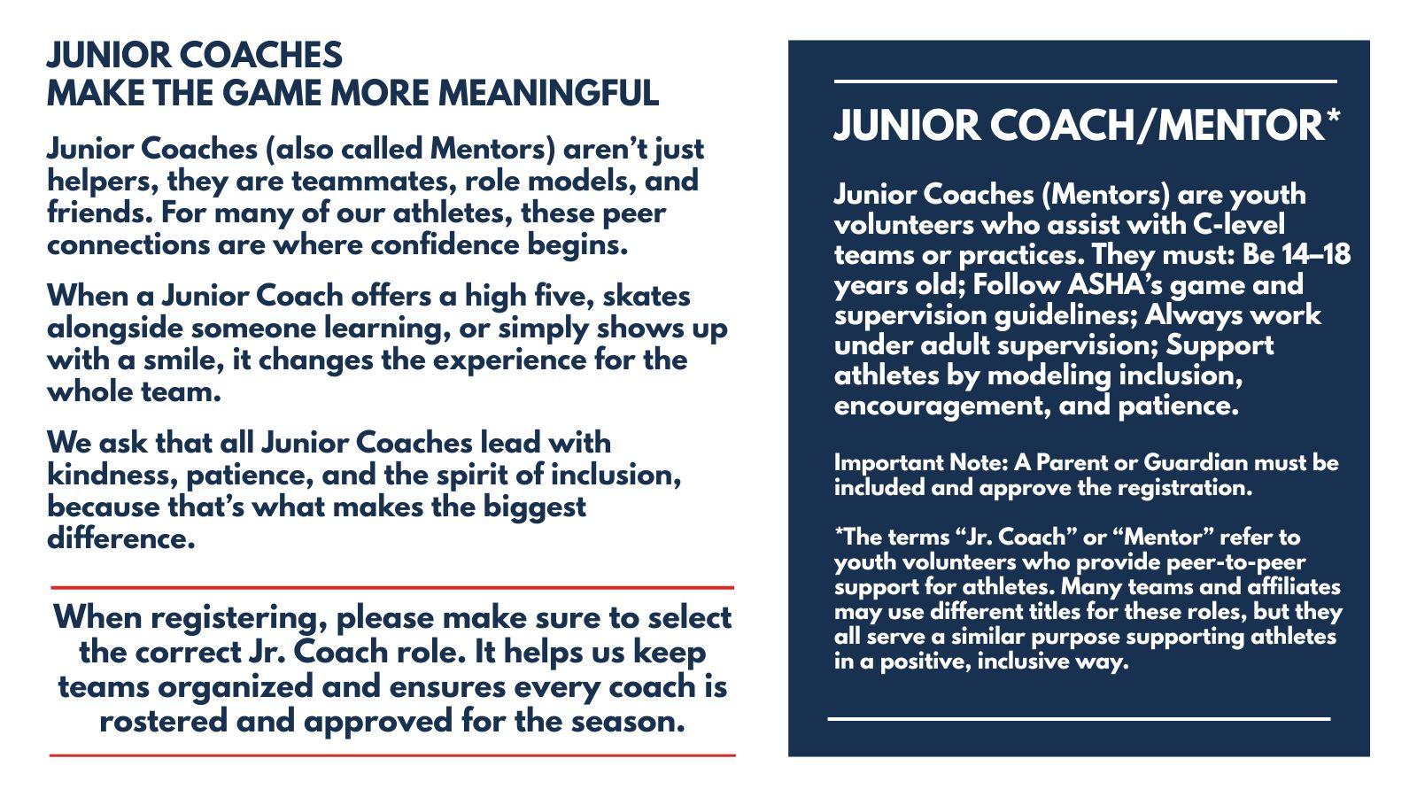 RETURNING JR COACHES