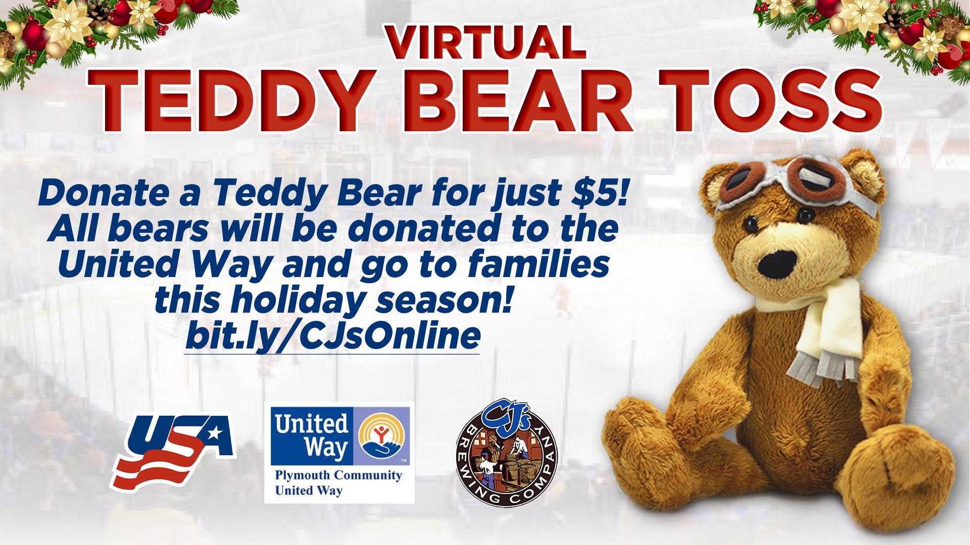 2020 Virtual Teddy Bear Toss is Live!