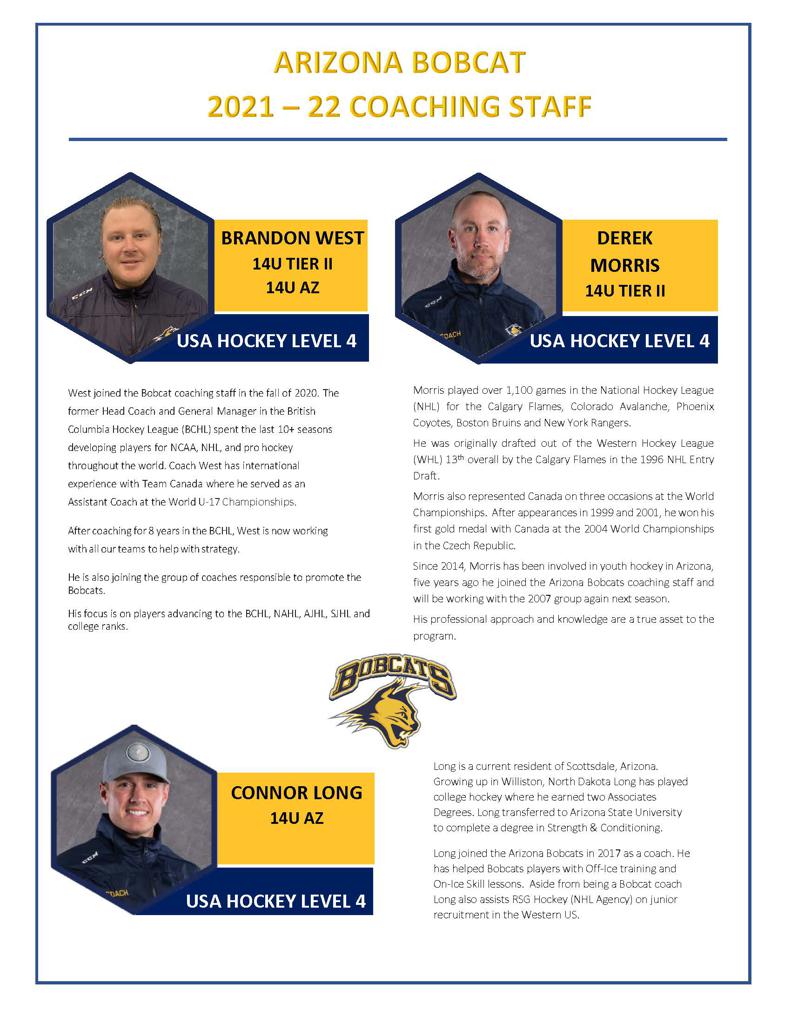 2021 - 2022 Coach Announcement