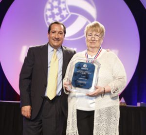 USA VOLLEYBALL HONORS PIONEER REGIONS OWN-NANCY FUNK