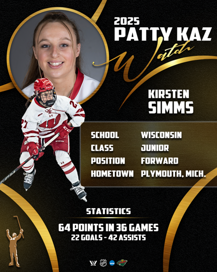 Kaz Watch: Kirsten Simms Has Thrived in a New Role This Season