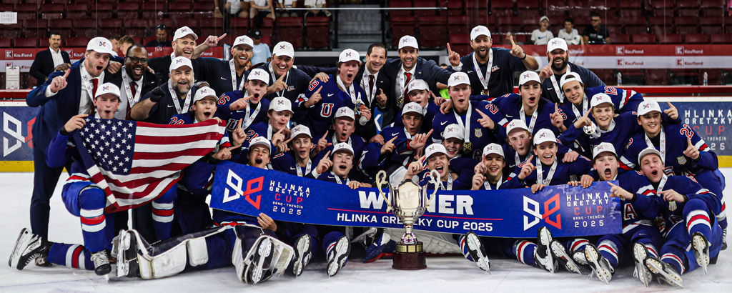 IIHF - USA ends long drought at Hlinka Gretzky Cup