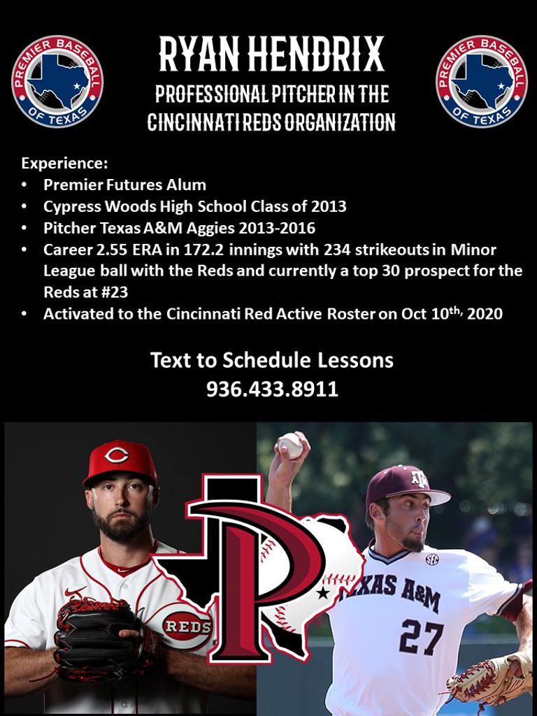 Ryan Hendrix Joins Premier Instructional Staff