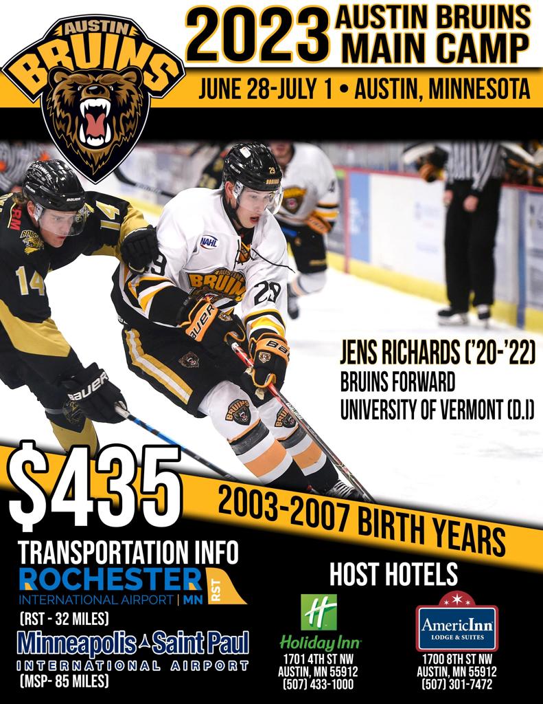 Welcome | Austin Bruins 2023 Main Camp | Austin Bruins
