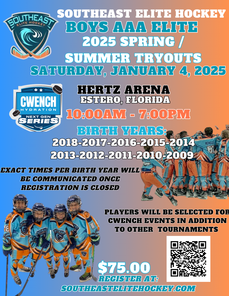 Welcome | 2025 SPRING-SUMMER BOYS ELITE TRYOUTS - HERTZ | Southeast ...