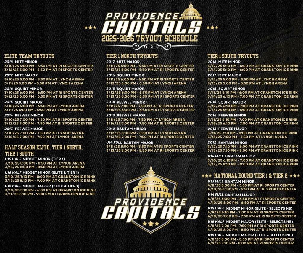 Welcome | 2025-2026 CAPITALS TRYOUT REGISTRATION - NON NATIONAL-BOUND ...