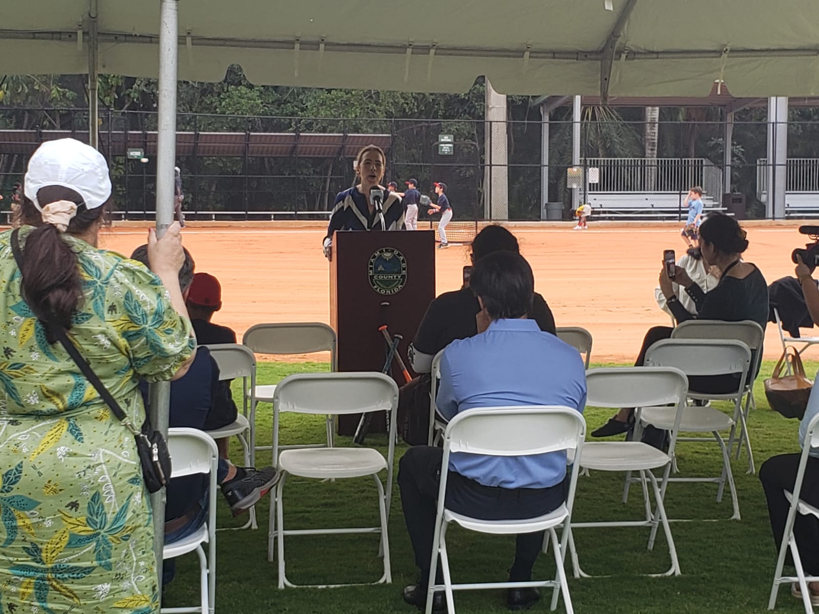 Chapman Field Park Re-Opening Ceremony