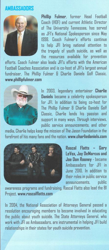 Jason Foundation: Suicide Prevention Materials