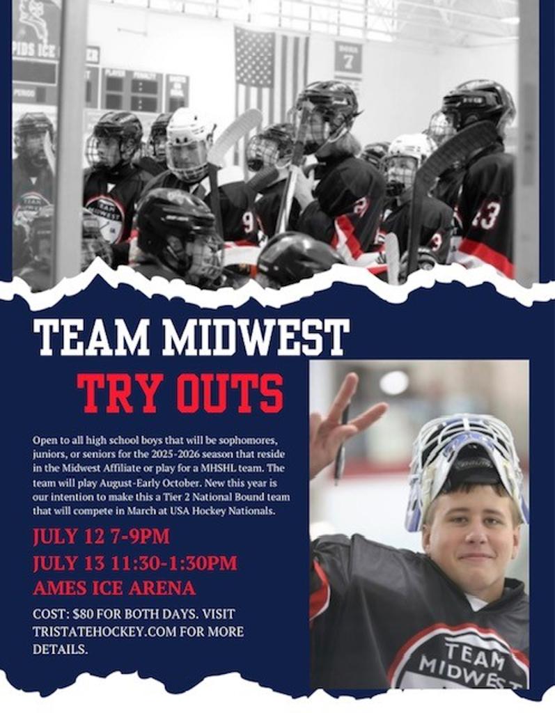 Boys Team Midwest 2025-2026 Tryouts