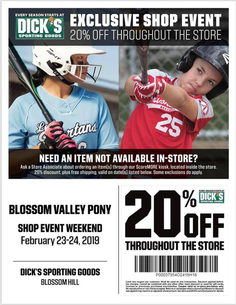 Discount sporting goods store