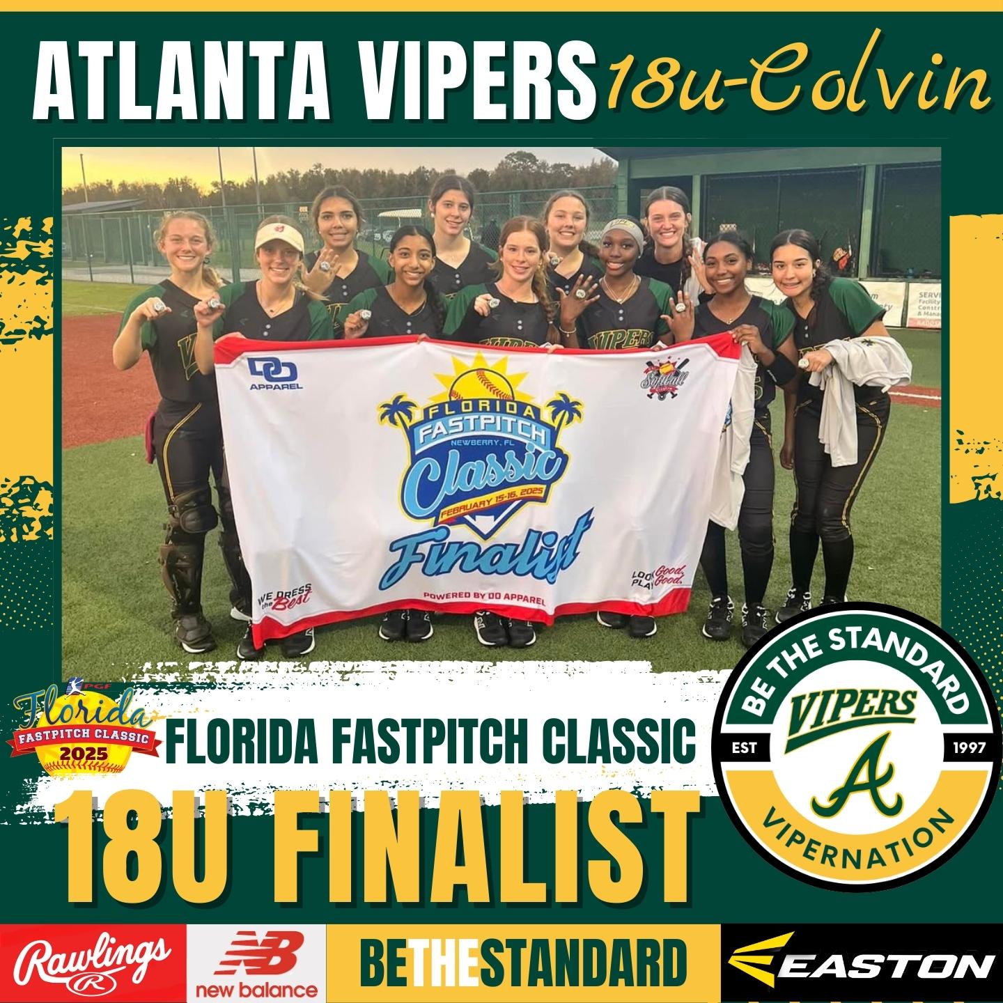 Vipers Kick Off Their Season at the PGF Florida Fastpitch Classic